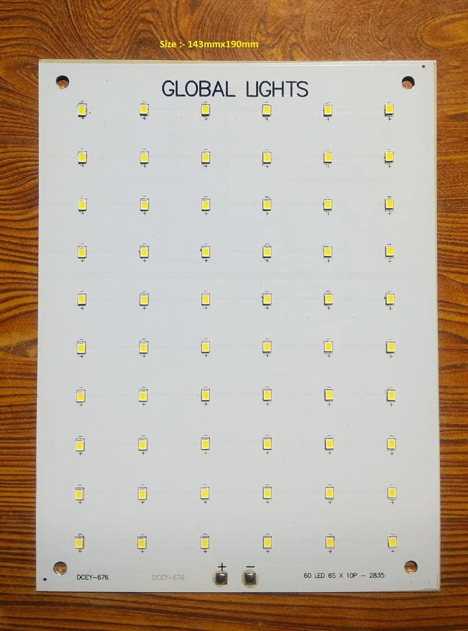 Street light fixtures 60W Led driver with Led plate Cool white 6500k ...